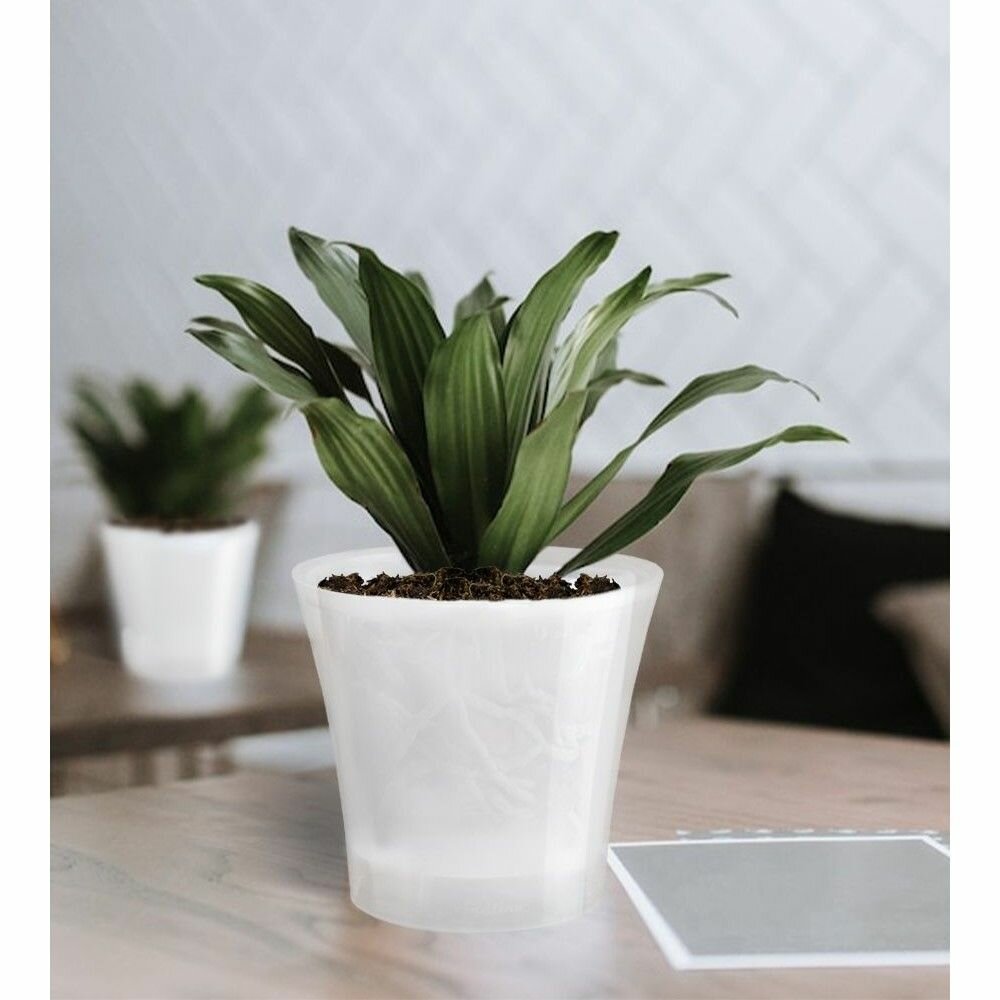 Кашпо для орхидей пластиковое прозрачное d19,5 см h17 см 3,5 л