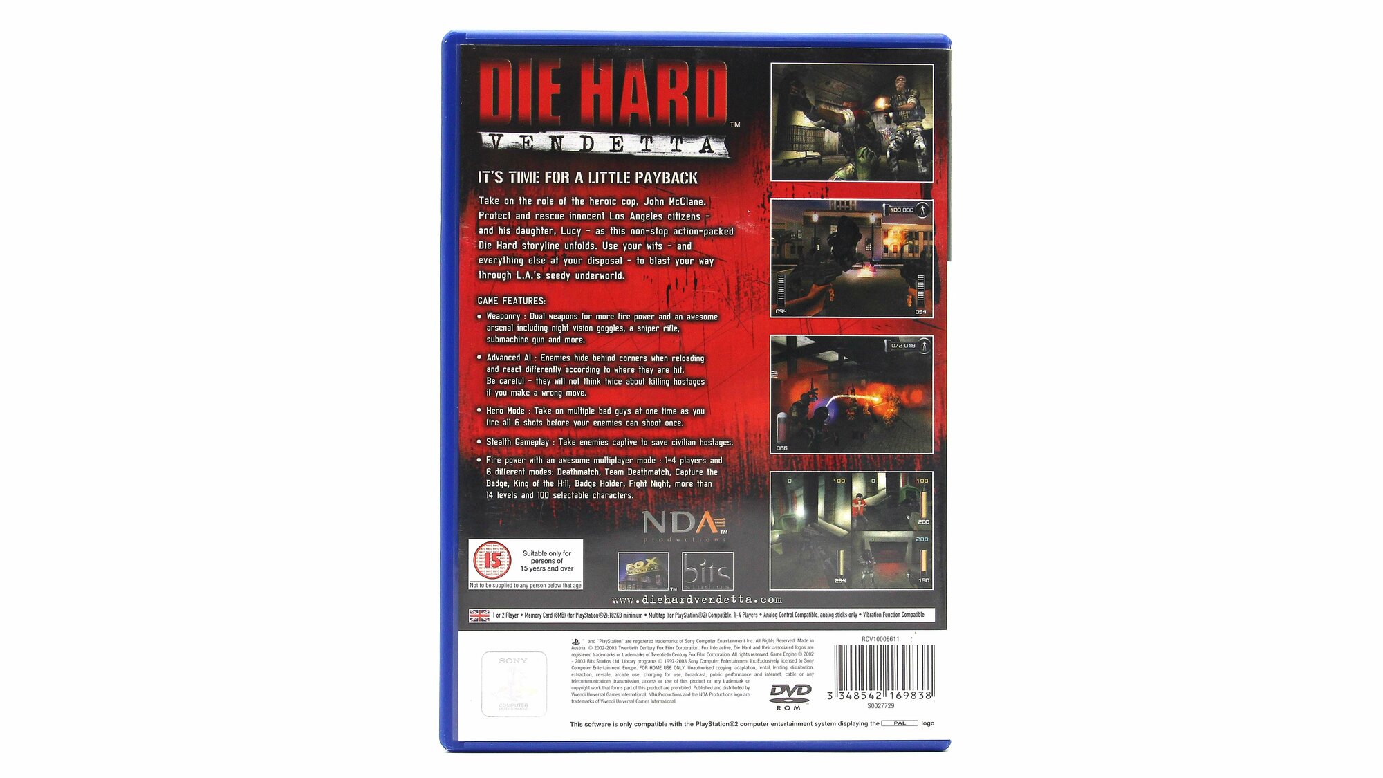 Die Hard Vendetta для PS2 — фото 1