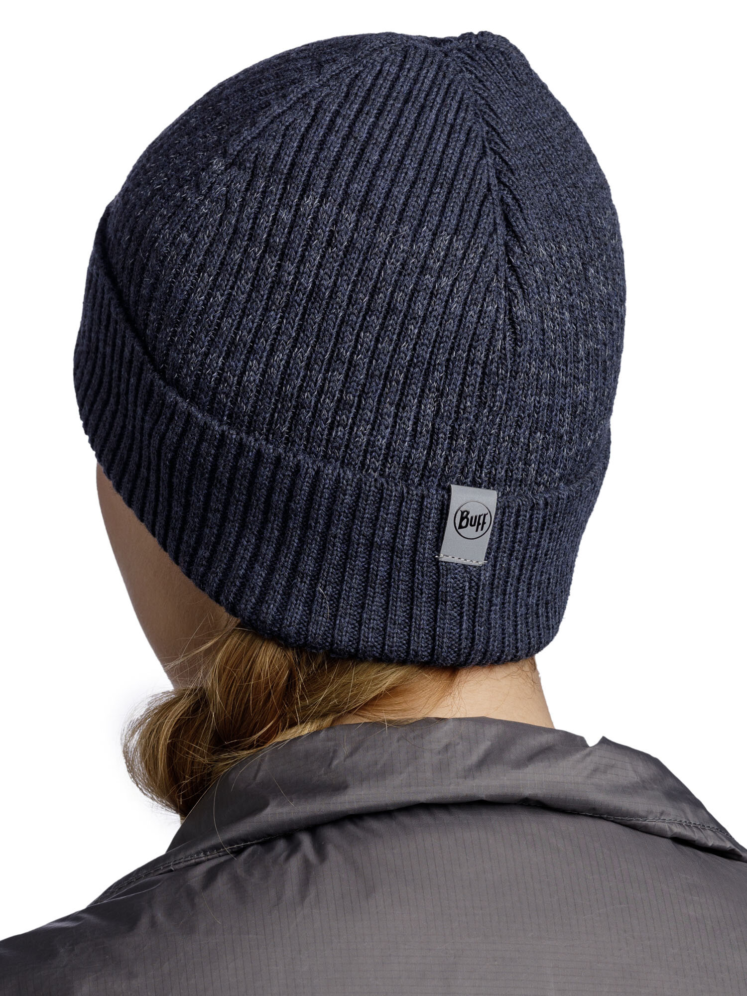 Шапка Buff Merino active hat для взрослых и детей, синий — фото 1
