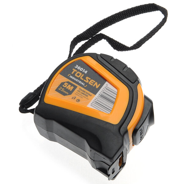 Рулетка 5м-25мм измерительная автоматическая фиксация Tolsen 36014 (4 шт. в наборе)
