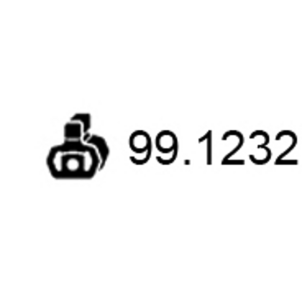 ASSO 99.1232 (4500762 / 7700836095 / 7700849461) крепление глушителя