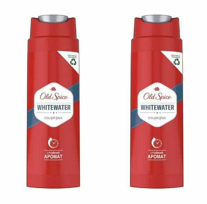 Old Spice Гель для душа Whitewater, 250 мл, 2 шт