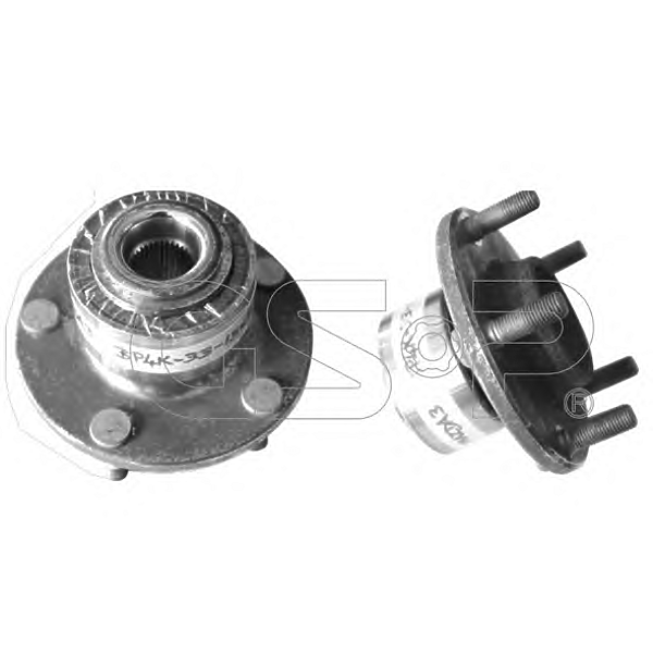 GSP 9336008 (3N612C300AD / 9336008 / BN8B3315XB) к-кт подшипника ступ. пер.\ Mazda (Мазда) 3 03-05к-кт подшипника