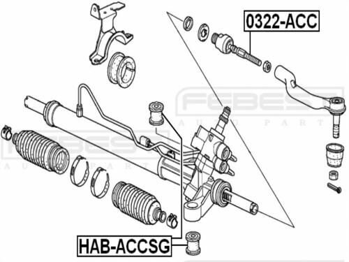 Сайлентблок honda accord cu# 2008-2012 Febest HAB-ACCSG