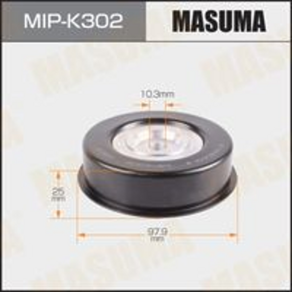 MASUMA MIP-K302 ролик натяжителя ремня привода навесного оборудования