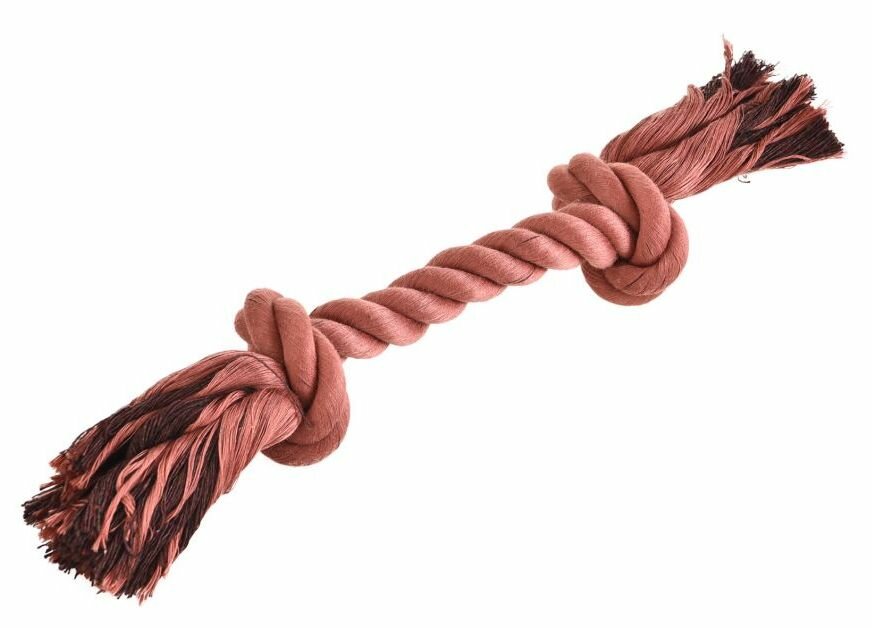 Hомерет игрушка для собак канат с двумя узлами, 22 см, 1 шт