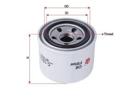 Фильтр масляный Hyundai/Kia/Mazda/Mitsubishi для азиатских автомобилей