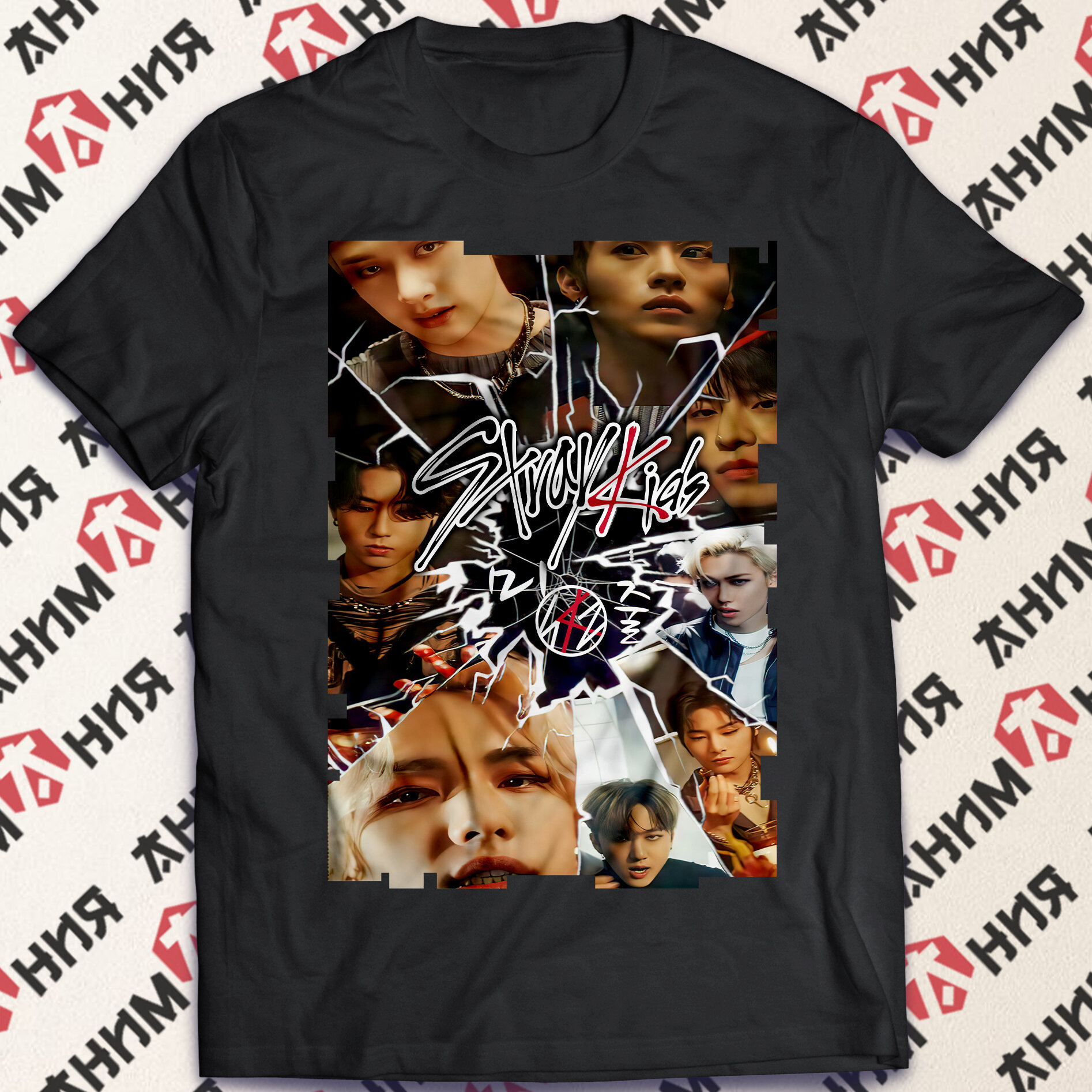 Футболка Футболка Stray Kids, Стрей Кидс