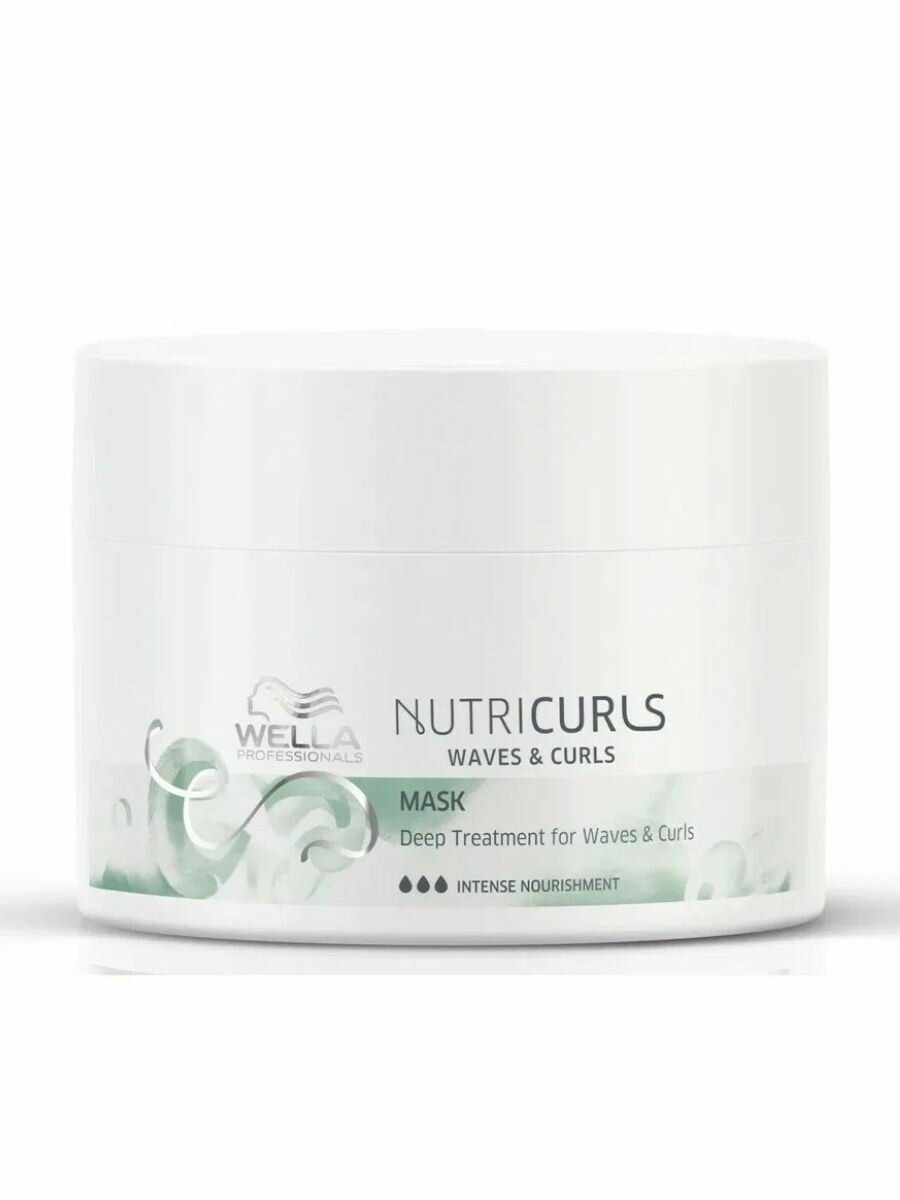 Wella NUTRICURLS - Питательная маска для вьющихся и кудрявых волос 150 мл
