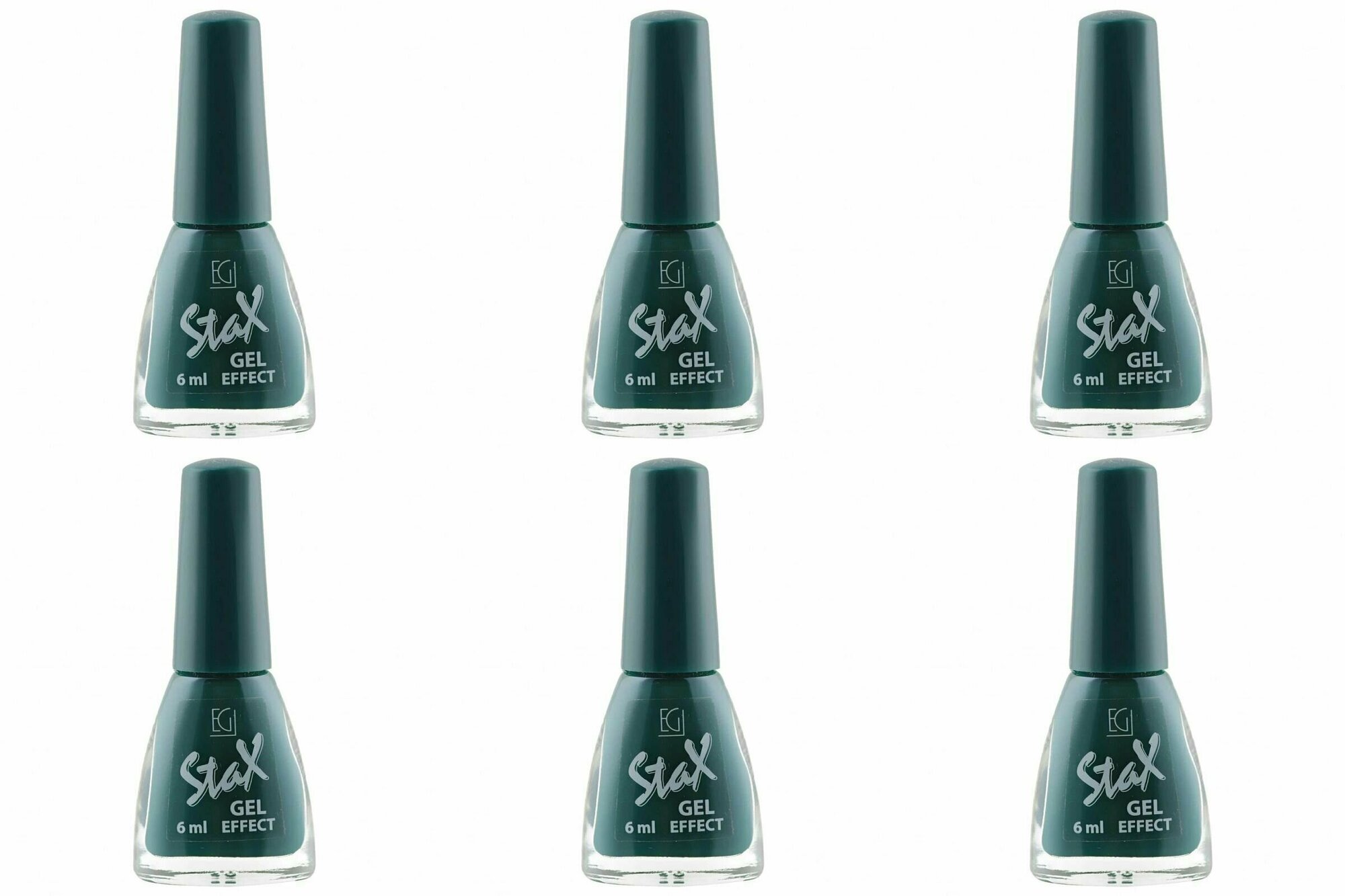 STAX Лак для ногтей GEL EFFECT тон 56 "Морская глубина", 6 шт