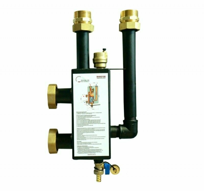 Гидравлический разделитель (гидрострелка) 1 1/2" (TIM), ZEISSLER, NHK0106