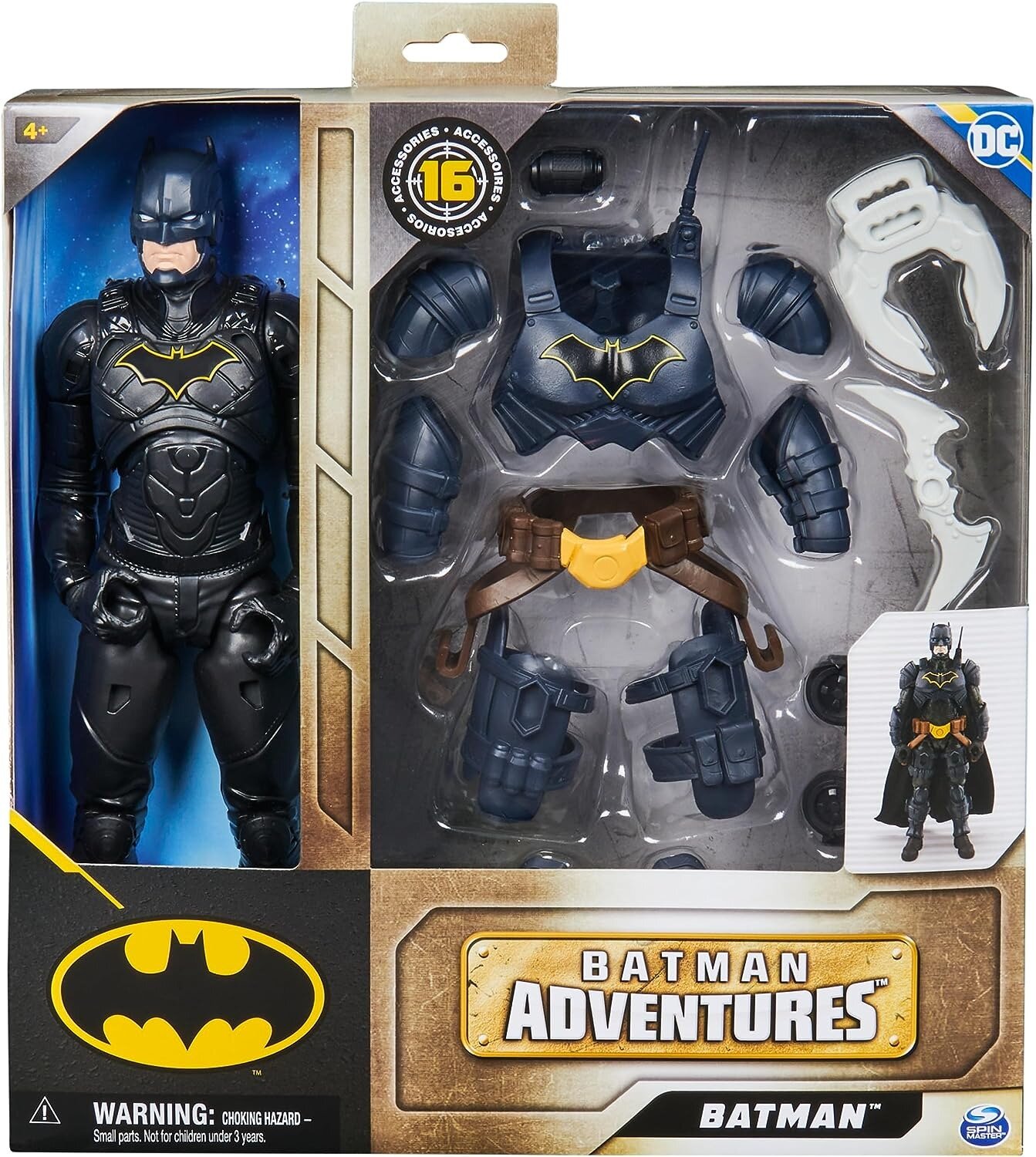 Фигурка Batman от Spin Master 6067399, с аксессуарами, текстиль, 30см
