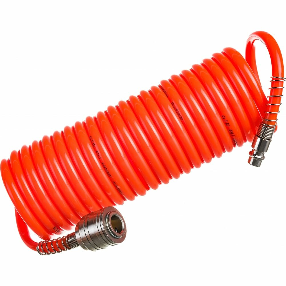 Шланг, 12, спиральный (5 м; 8х6 мм; рапид; 12 бар) Gigant G-1152, служит