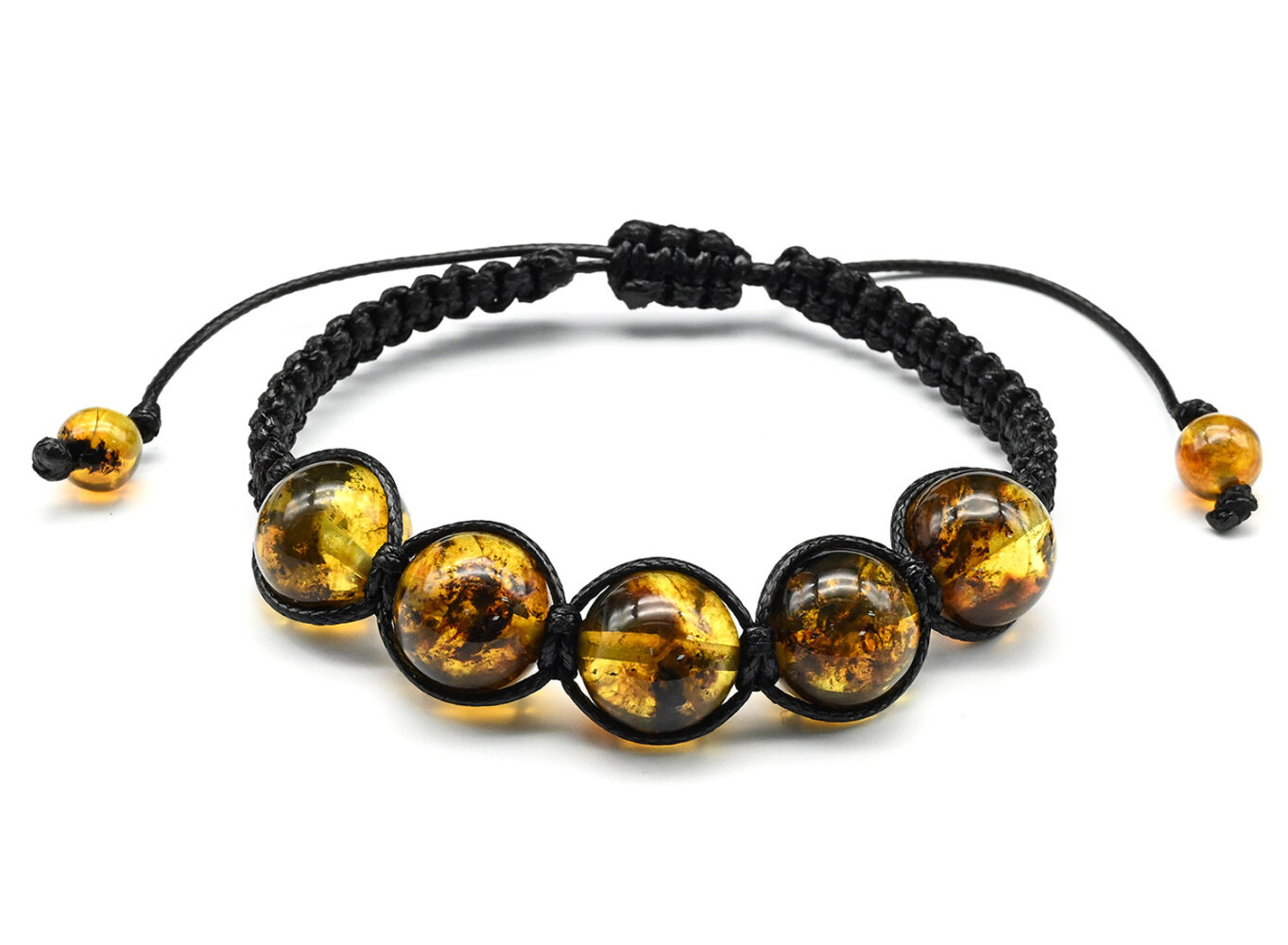 Браслет, янтарь