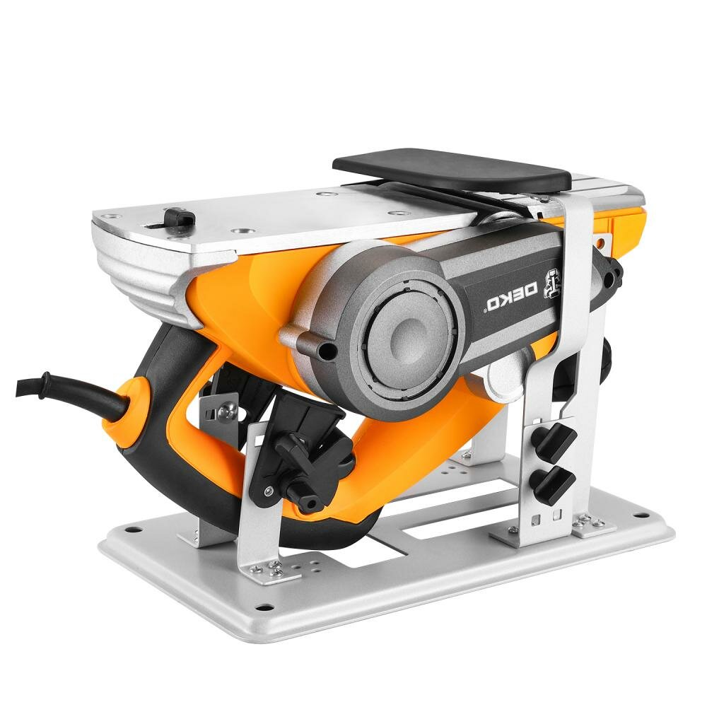 Рубанок DEKO DKEP1400W, со станиной, ширина строгания 110 мм, глубина строгания до 3,5 мм 063-4337