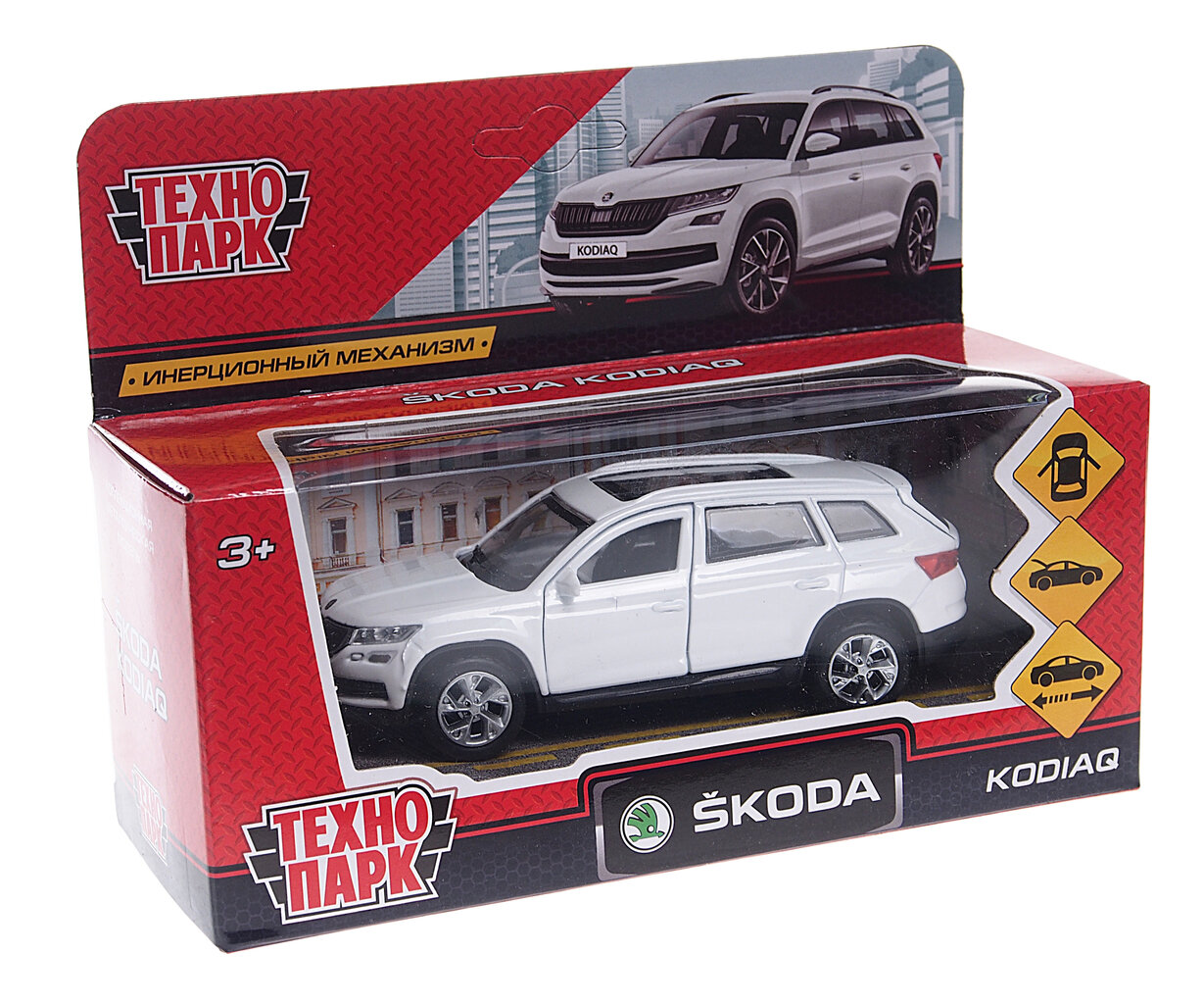 Модель автомобиля SKODA Kodiaq металлическая технопарк