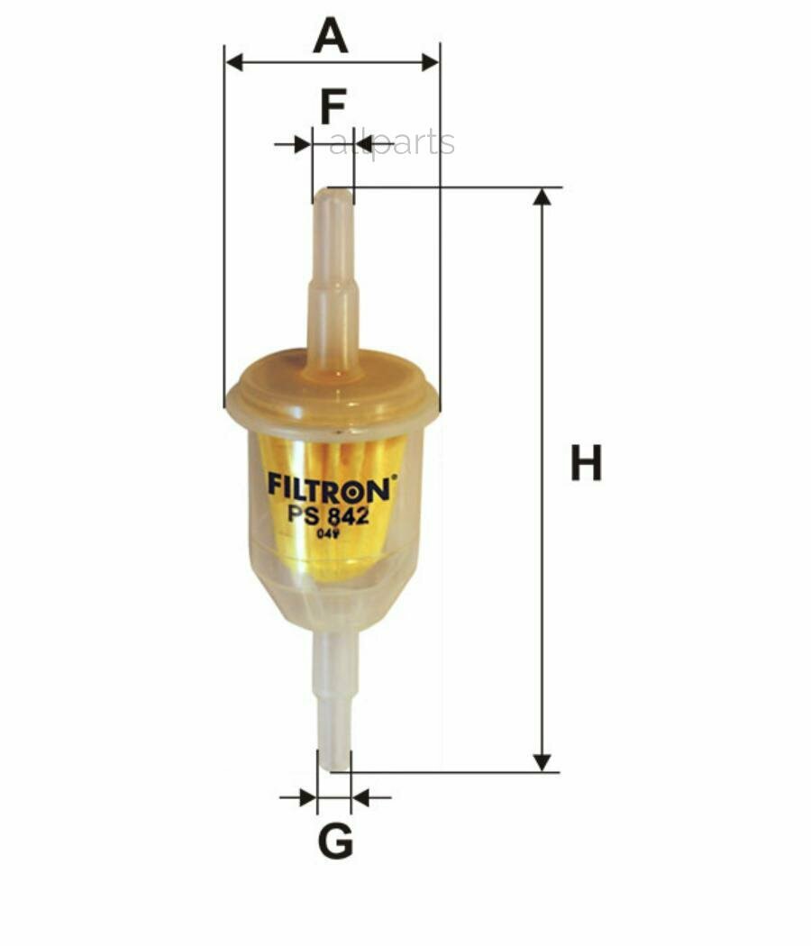 FILTRON PS842 Фильтр топл. AUDI/VW карбюр.