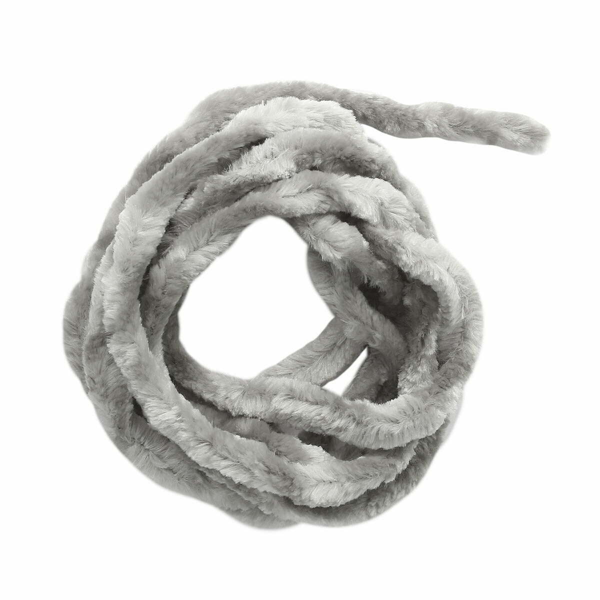 Синель для брошей 5мм*1м, микрополиэстер, Astra&Craft (серый)