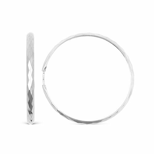 Серьги конго, серебро, 925 проба