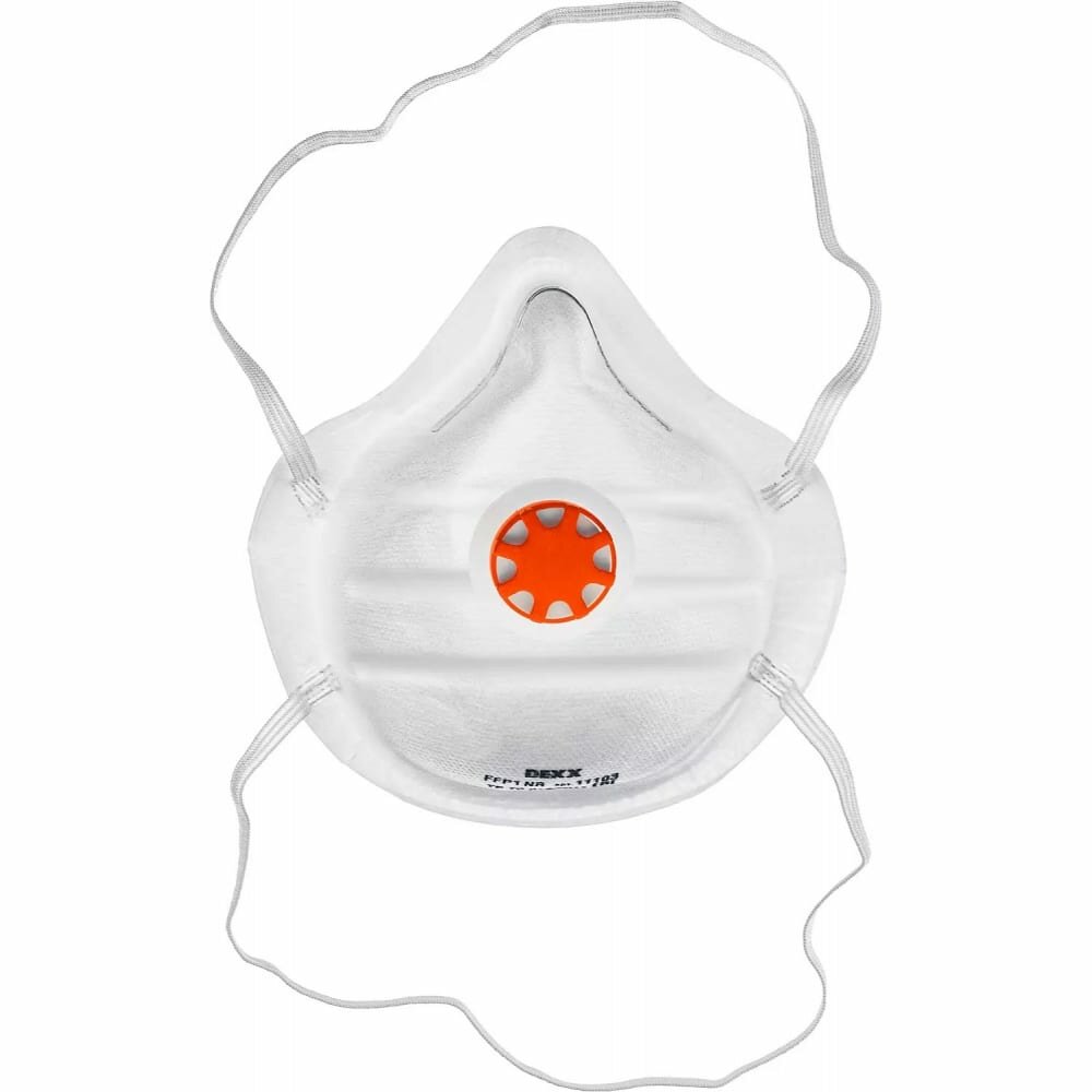 Коническая фильтрующая полумаска DEXX FFP1 с клапаном 11104_z01
