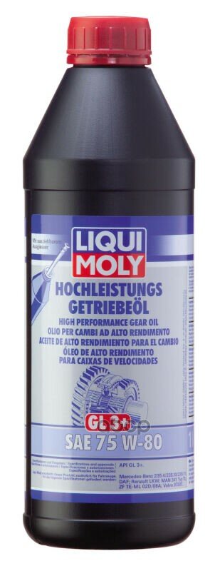 Масло трансмиссионное GL3/4 75W80 синт.1л LIQUI MOLY LIQUI MOLY арт. 4427