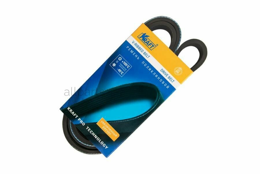 KRAFT KT685661 Ремень поликлиновой 6PK1230 ГАЗ-3110, 3302 без ГУР , шт