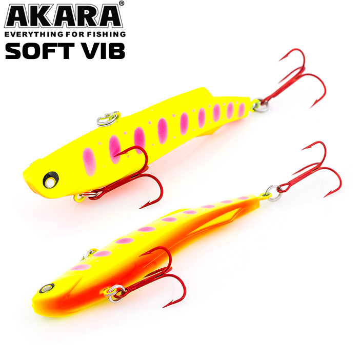 Воблер Akara раттлин Soft Vib 85 мм 39 гр. A141