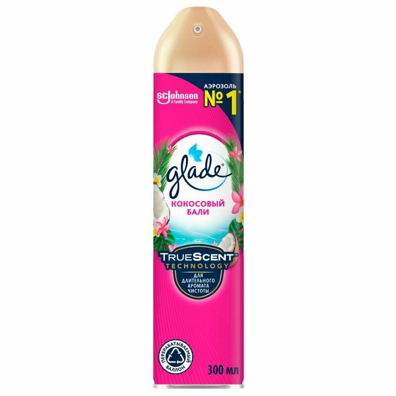 Освежитель воздуха GLADE Кокосовый Бали 300 мл