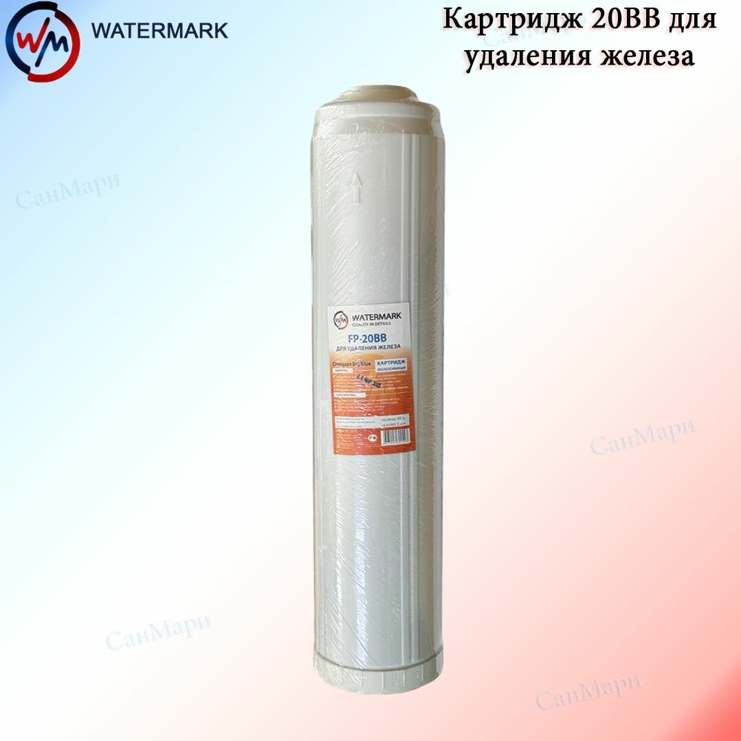 Картридж для обезжелезивания WaterMark FP-20BB (с возможностью регенерации)