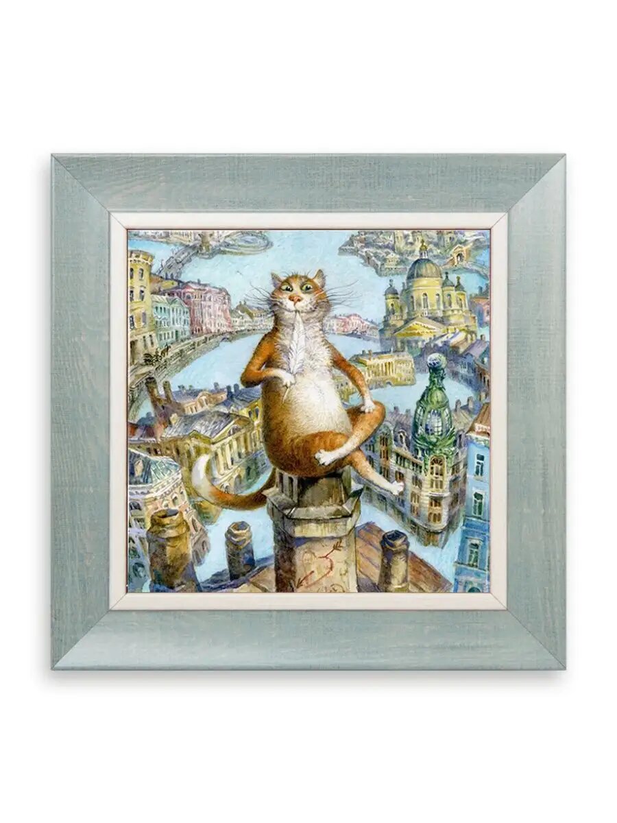 Картина на стену. Питерские коты