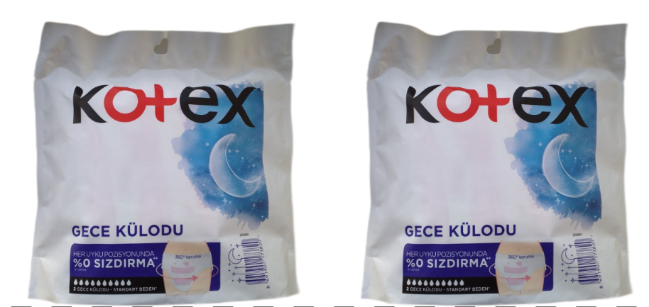 Kotex Трусики ночные Экстра Защита, 2 штуки в упаковке, 2 уп/
