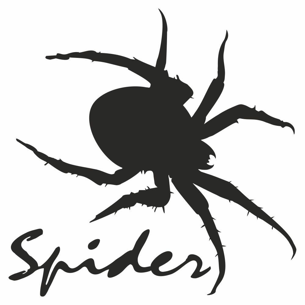 Наклейка малая 100х100мм (плоттер), черная