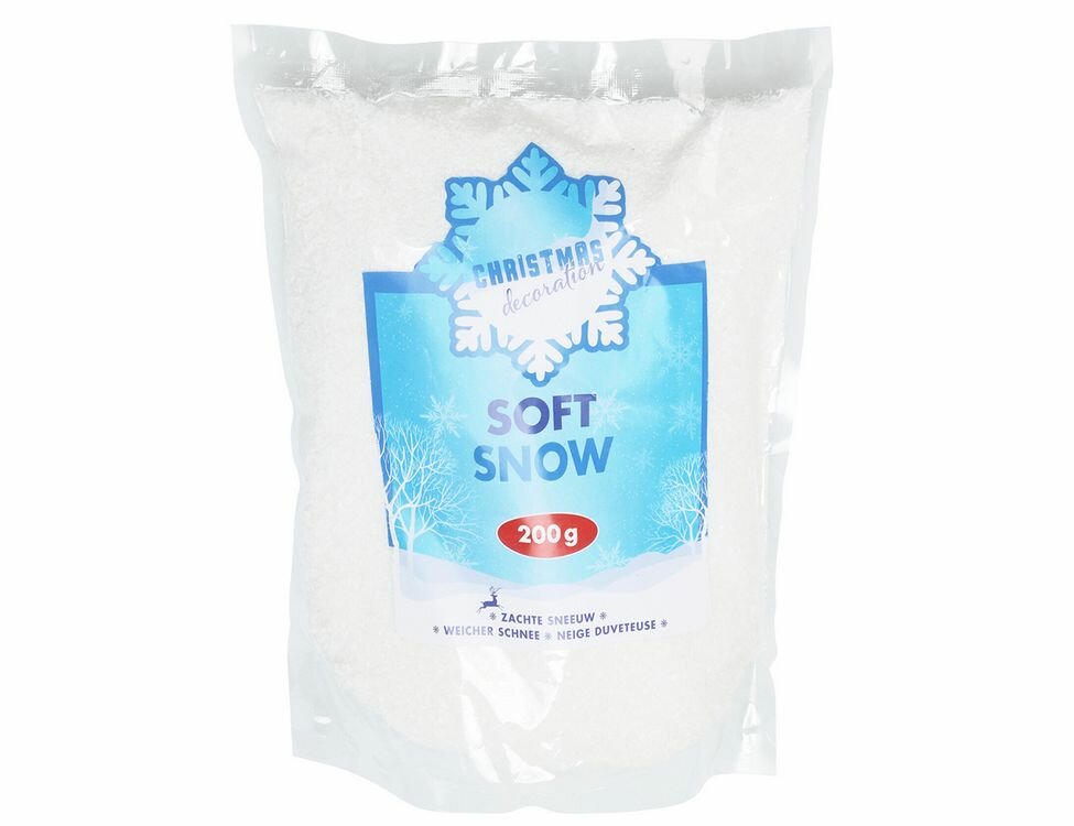 Искусственный снег софт сноу, белый, 200 гр, Koopman International AWR500100