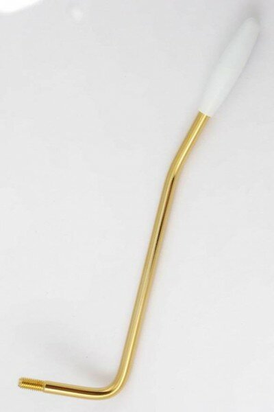 GOTOH A 1G рычаг с резьбой 5 мм, золото, белый наконечник