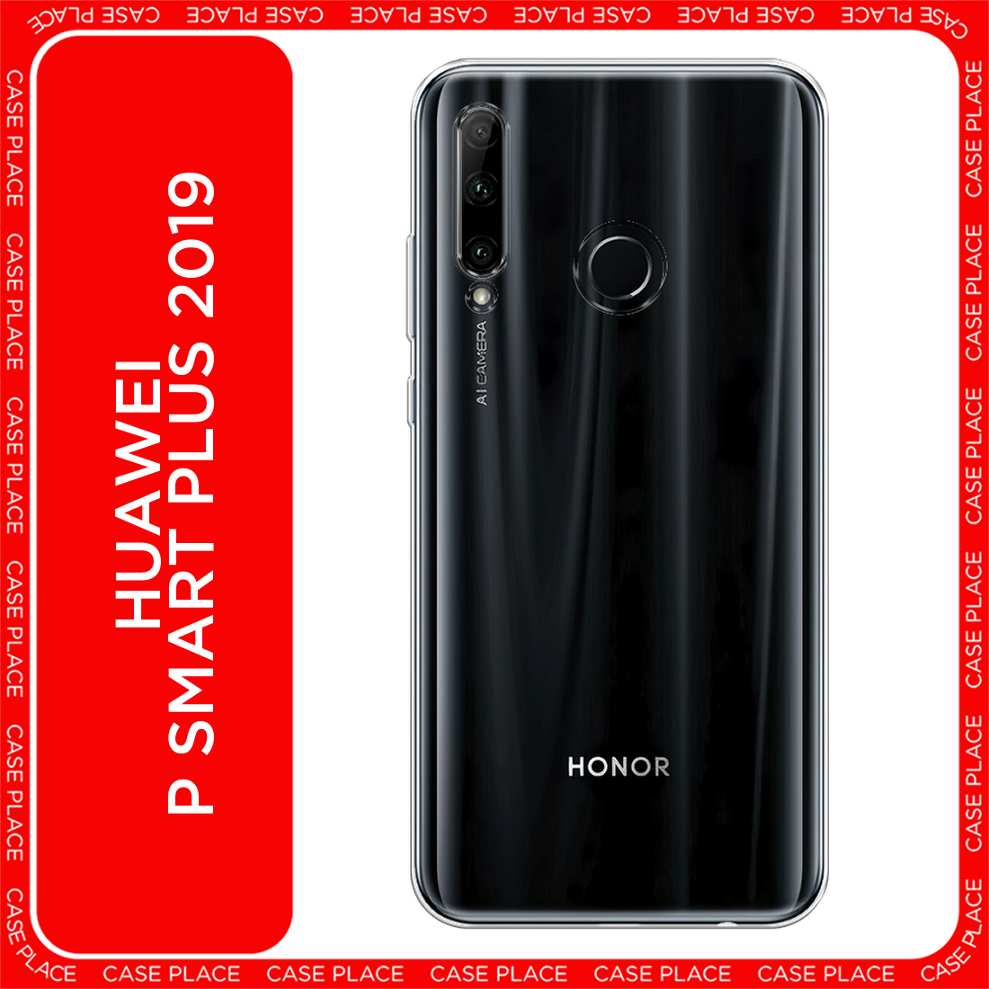 Чехол на Huawei P Smart Plus 2019 / Хуавей П Смарт 2019 прозрачный