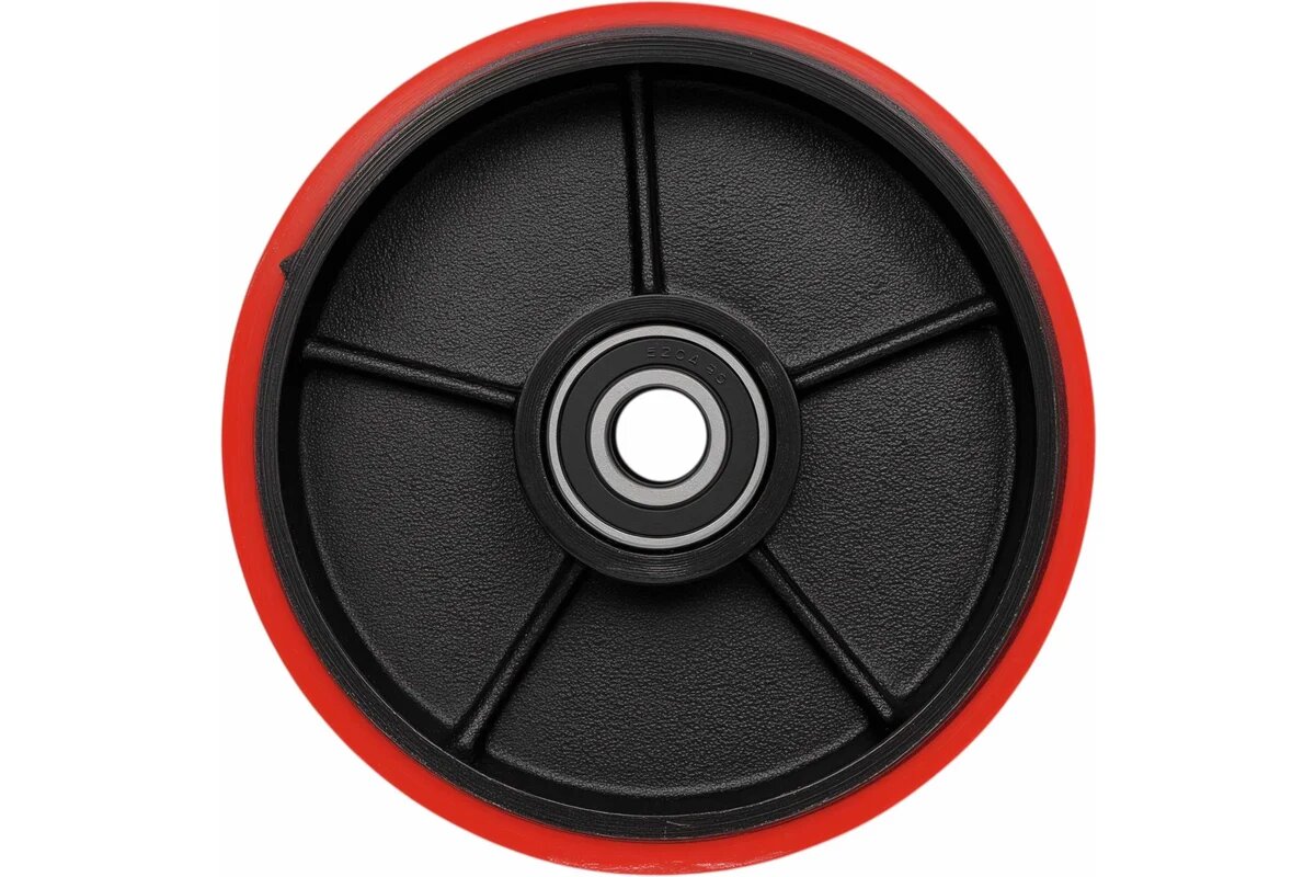 Gigant Колесо для гидравлических тележек с шариковым подшипником 180мм ПУ/чугун G-04-09-09