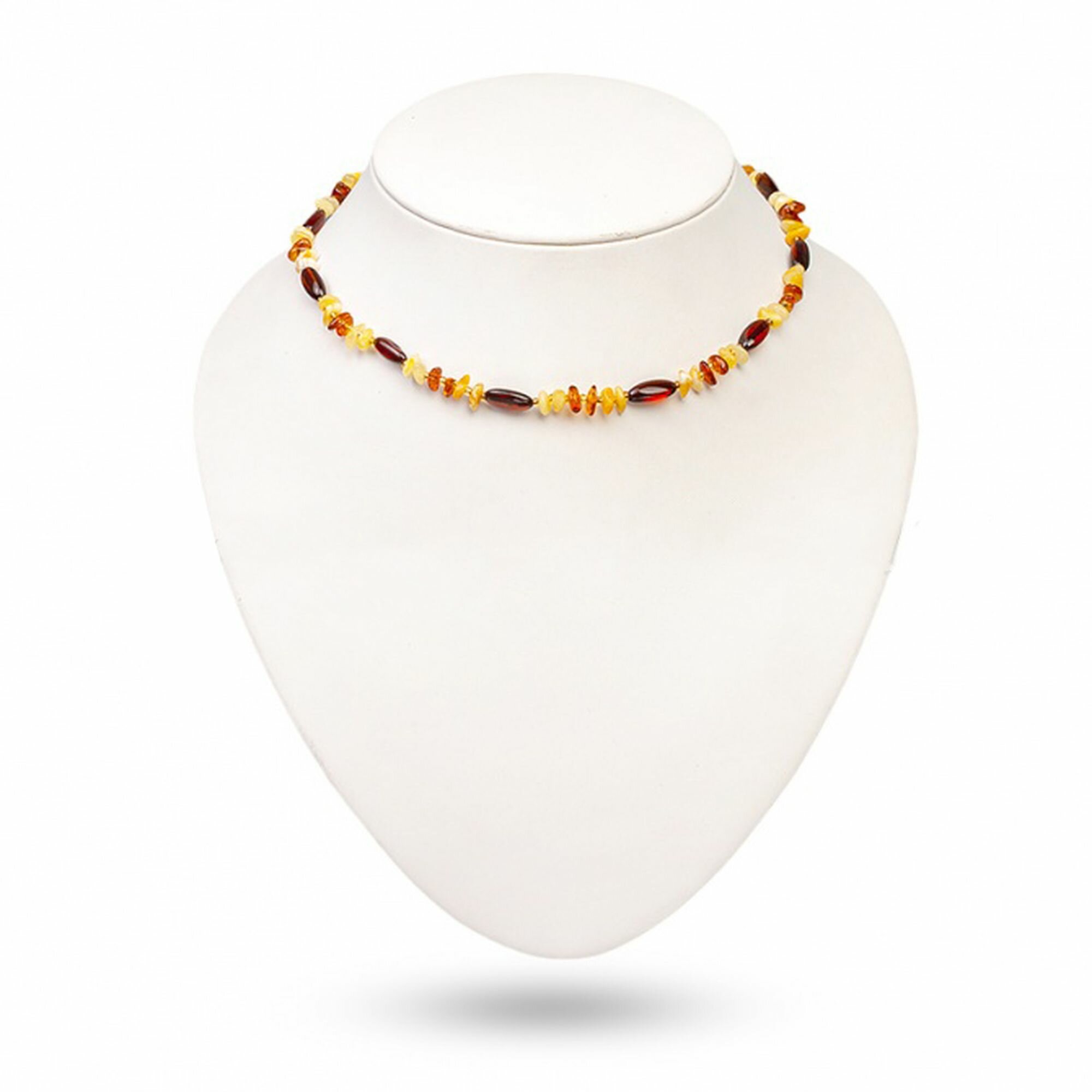 Бусы, янтарь