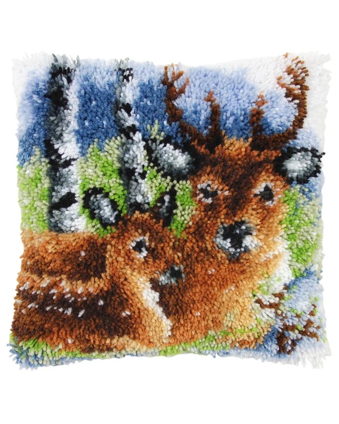 Набор для ковровой вышивки "Лошадь, олень" pulaqi W-BZ1046-43-43