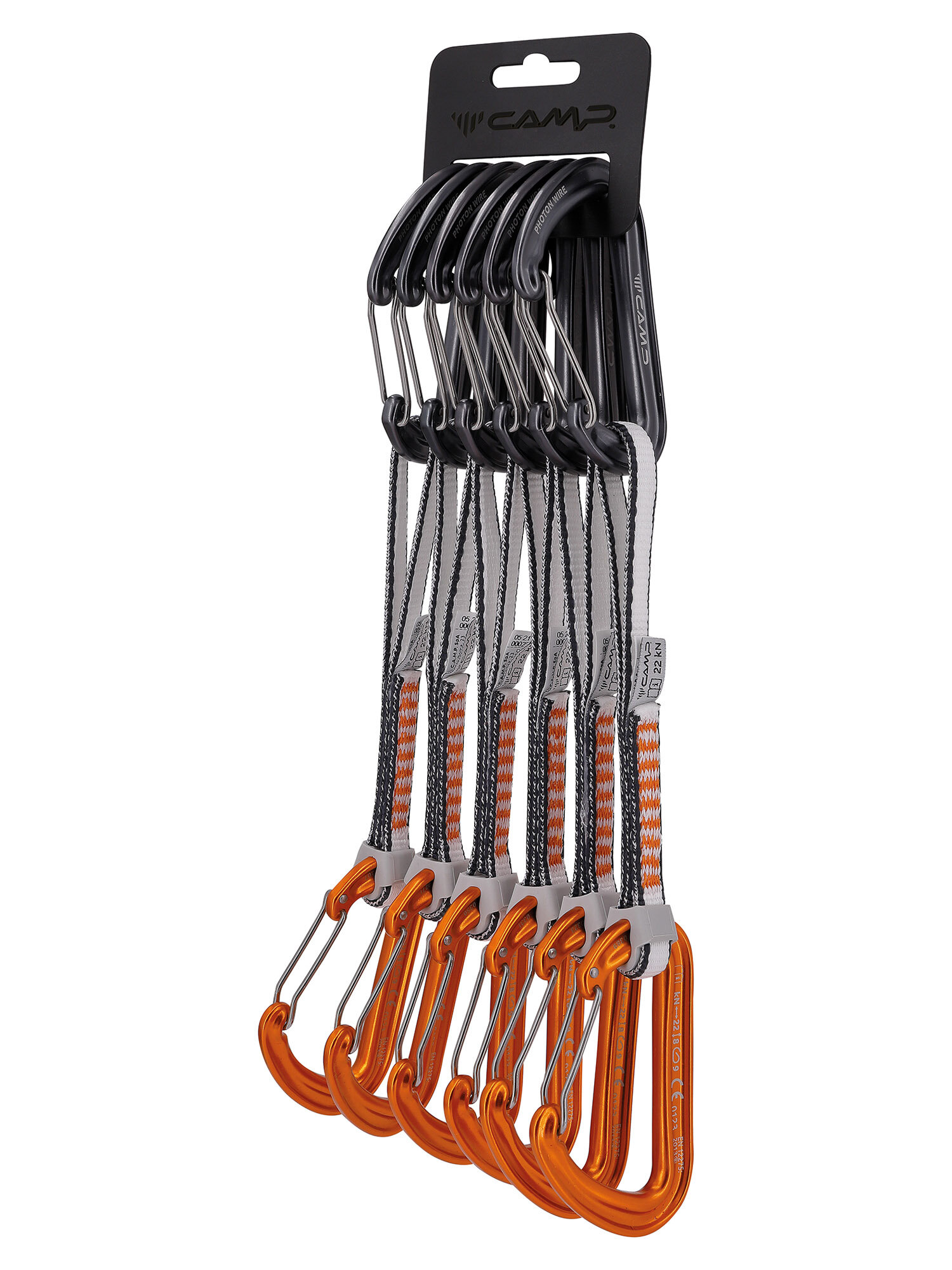 Набор оттяжек с карабинами Camp Photon Wire Express Ks Dyneema 18 cm 6 Pack