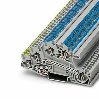 Колодка клеммная пружинная JXB-ST-2.5-NLPE 30A EKF - коробка (50 шт)