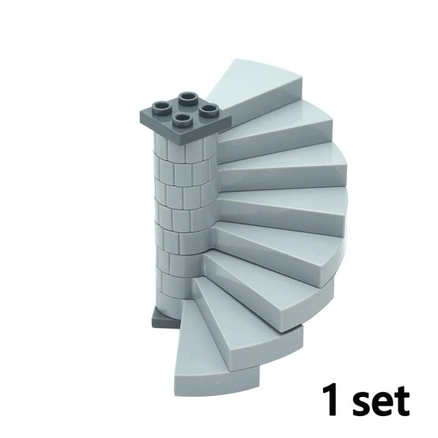 Конструктор Leduo Серый Spiral staircase C