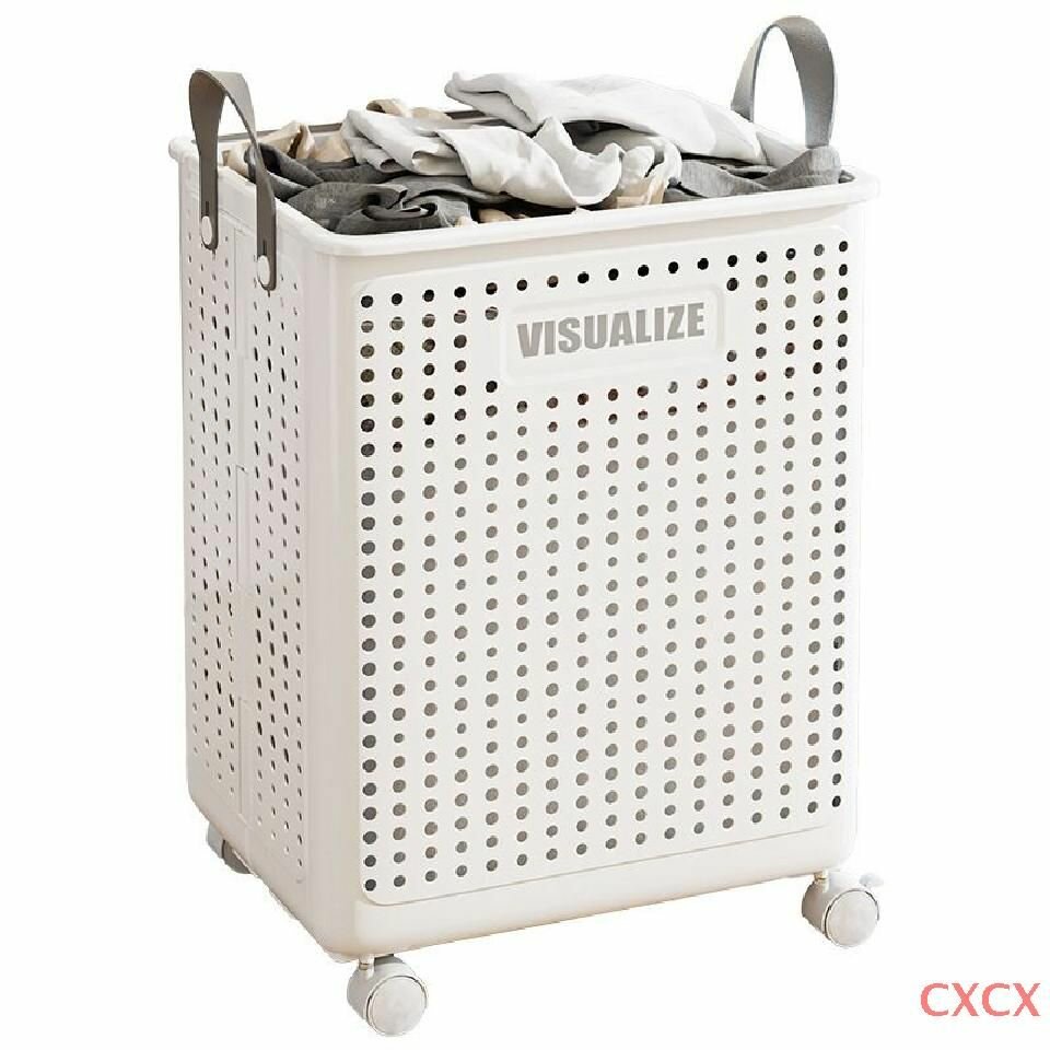 Бытовая складная корзина для белья-