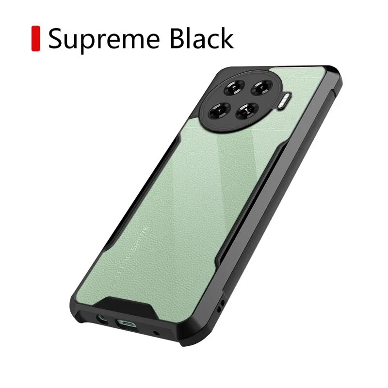 Чехол Tecno Spark 20 Pro+ Supreme Black, акрил