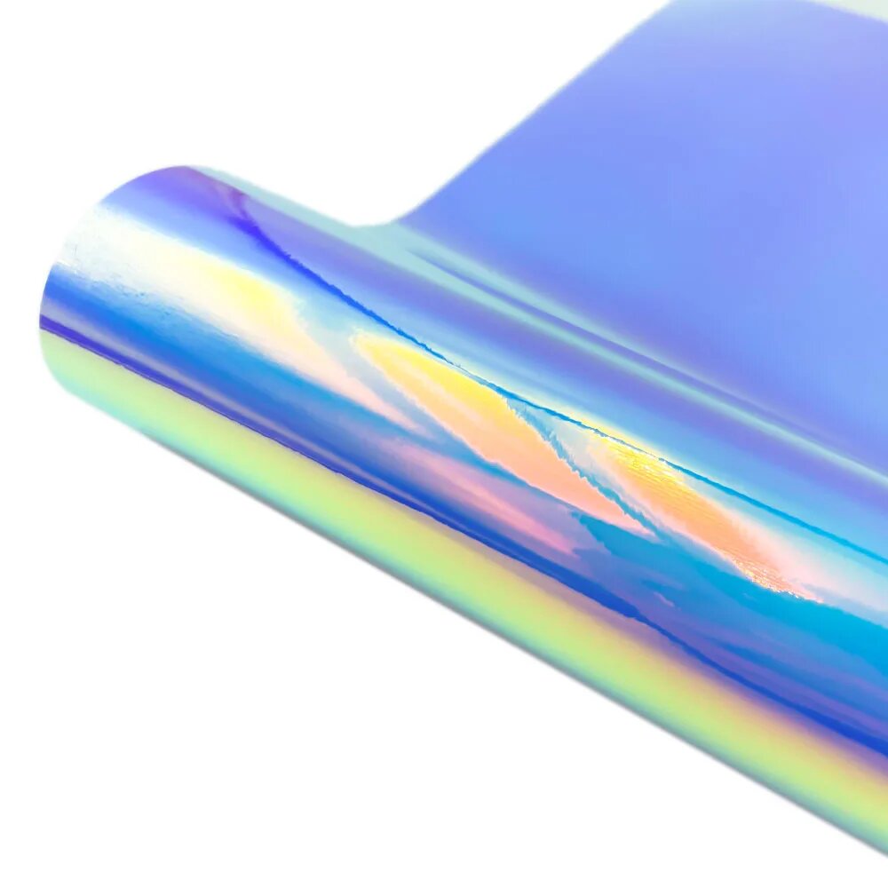 Голографическая опал виниловая пленка Findohope Iridescent Blue