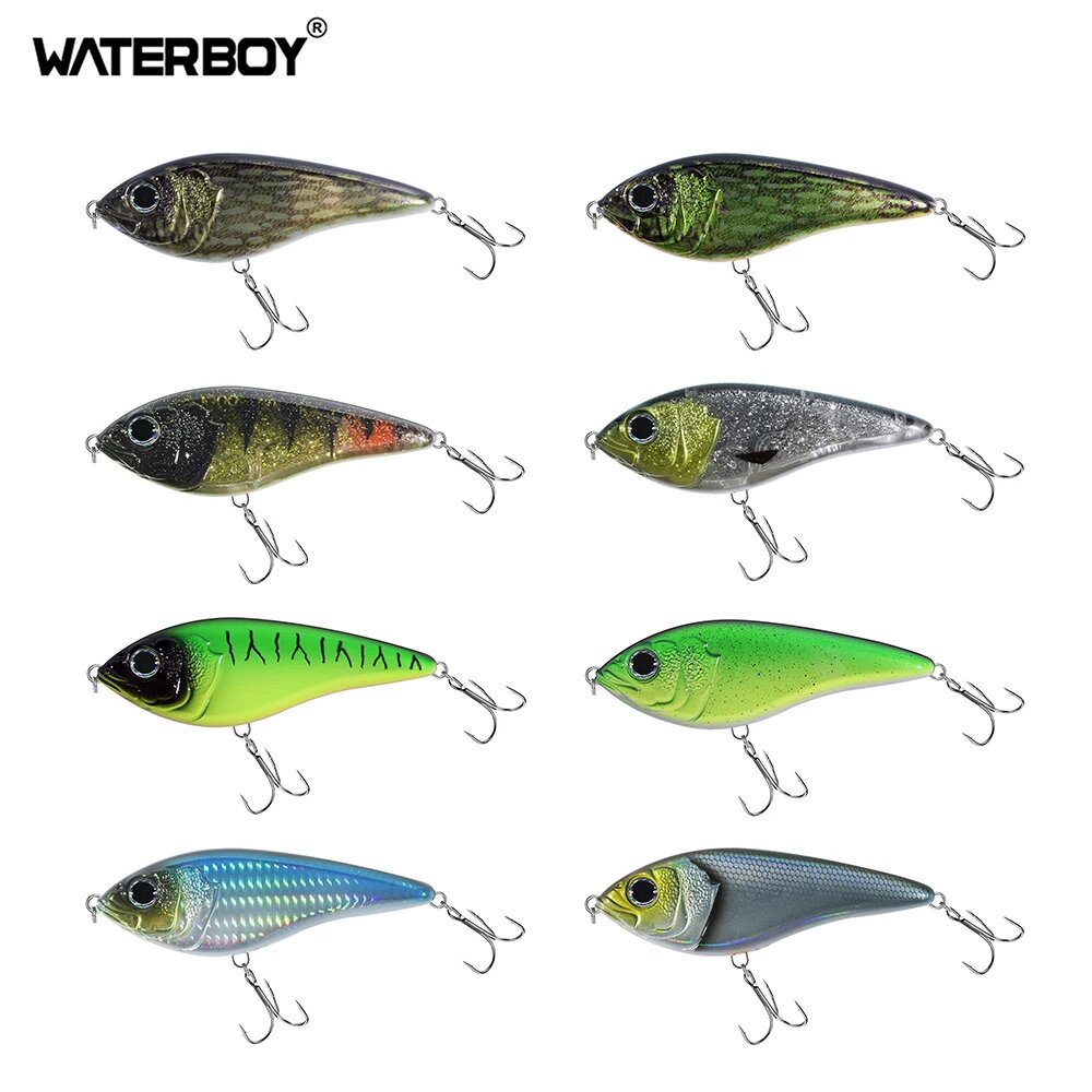 WATERBOY VIB жёсткие воблеры для щуки и окуня 7см, 10см, 12см 12cm 58g, C16 — фото 1