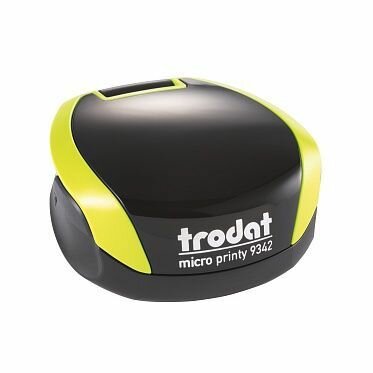 Trodat Micro Printy 9342 карманная оснастка для печати диам. 42 мм желтая