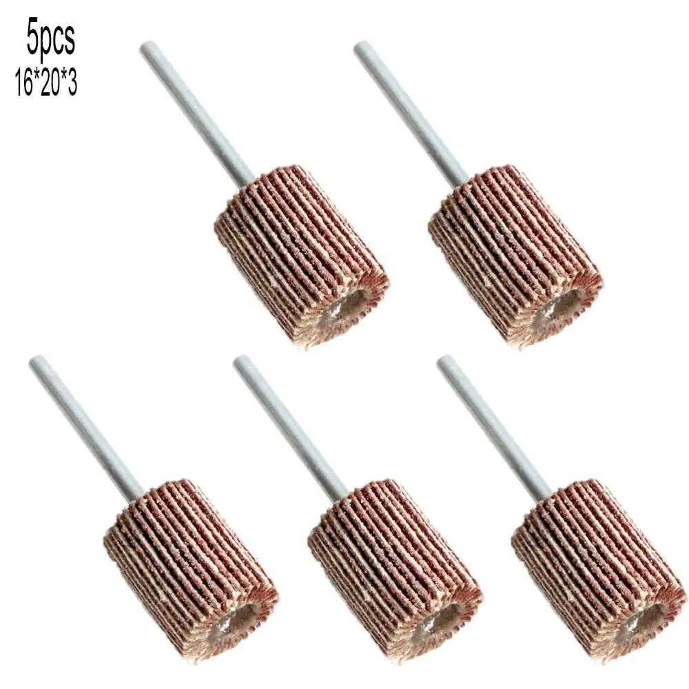 Набор шлифовальных дисков Yutnqin шлифование наждачной бумагой, 5 шт, для шлифовального колеса, абразивные диски для роторного электроинструмента 16mm 5pcs