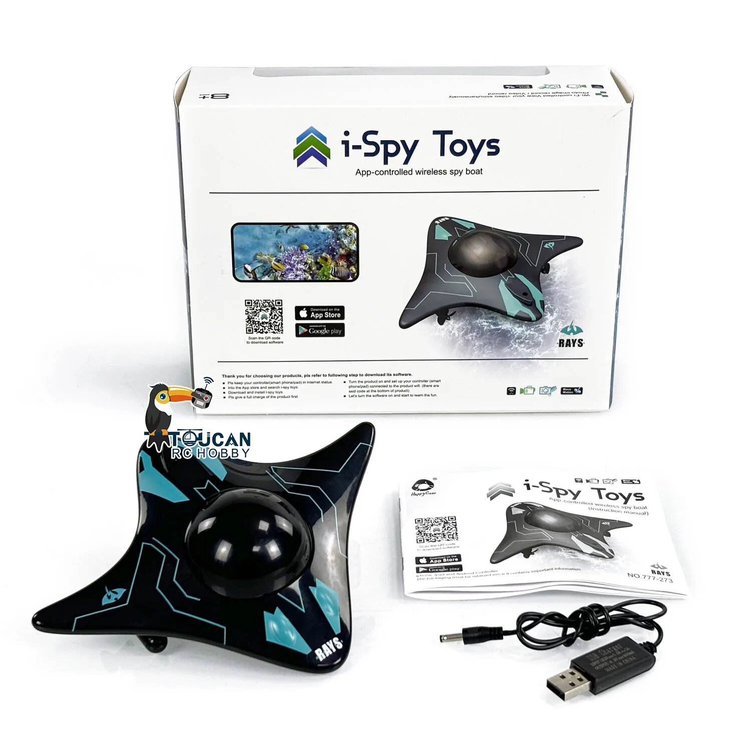 Радиоуправляемая лодка TOUCAN RC HOBBY