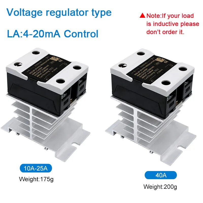 LCTC Твердотельное реле 10A 25A 40A 40A, 4-20mA