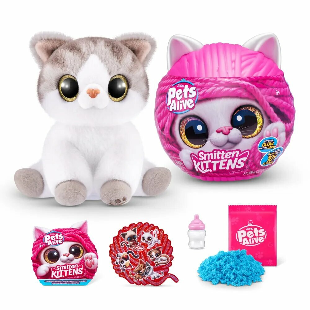 Кукла-кошка ZURU Pet Pet Yarn Talking Doll Girls Cartoon Doll Blind Box Toy--Alli